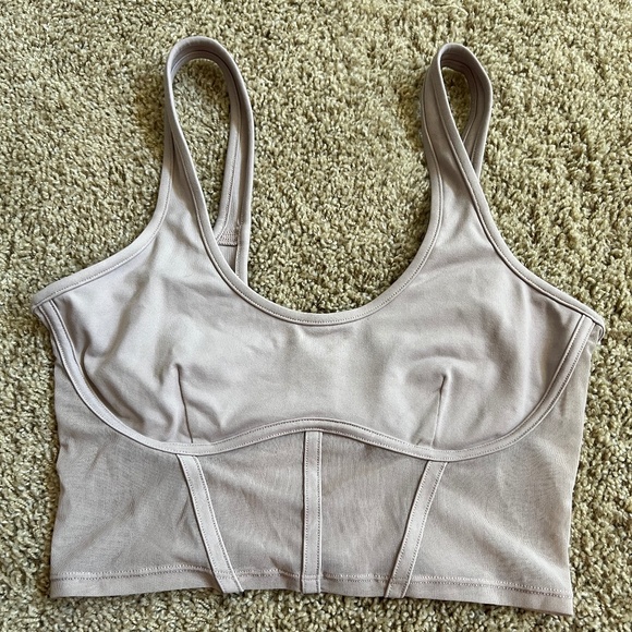 ALO Yoga | Tops | Alo Airbrush Mesh Corset Tank | Poshmark